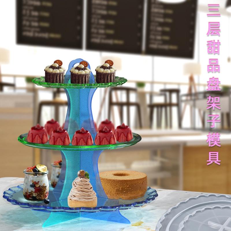Cheap 3 Tier Resin Tray Mold DIY Crystal Epoxy Resin Mould Cake Stand Silicone Mold | Joom