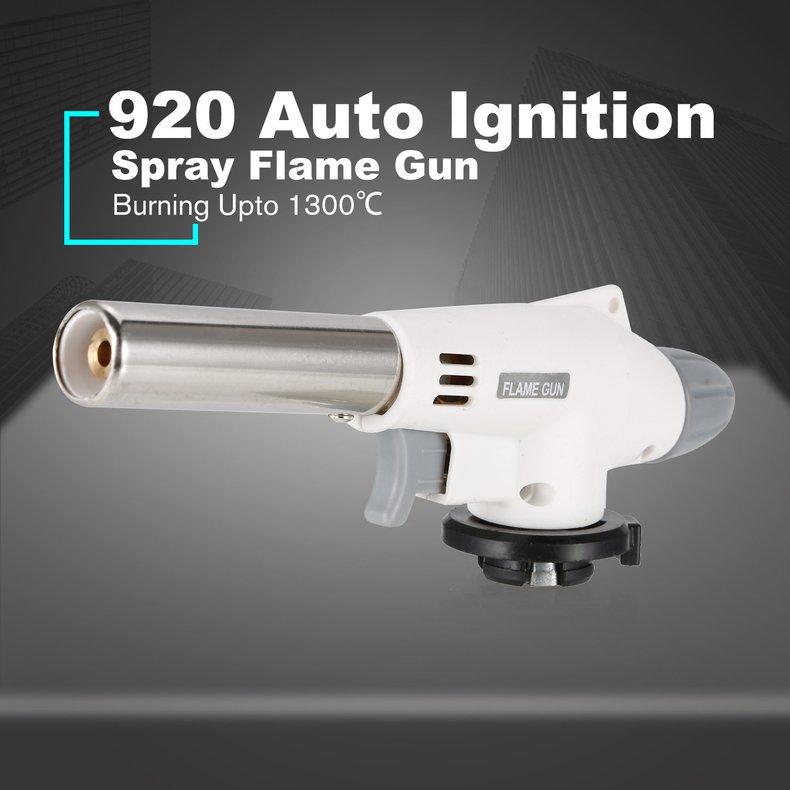 Buy Automatic Electronic Flame Gun Butane Burners Gas Adapter Welding ...