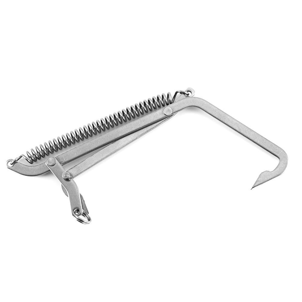 Buy Stainless Steel Fishing Traps Pike Hooks Crab Grabber Fishing Clamp ...