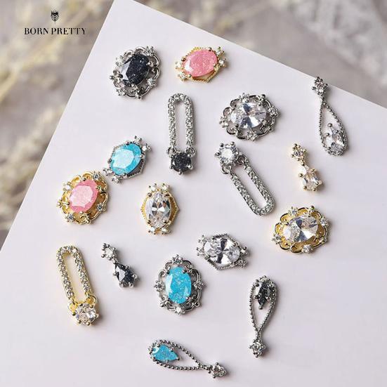 Universal Nail Rhinestone Nails Ornaments Shiny Cubic Zirconia Stick ...