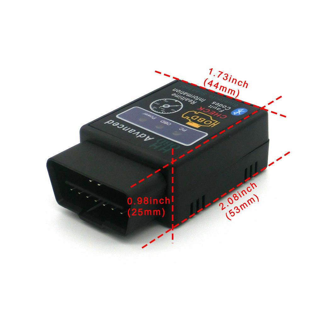 ELM327 Vehicle HH ODB ODB2 Advanced Bluetooth Car Auto Diagnostic ...