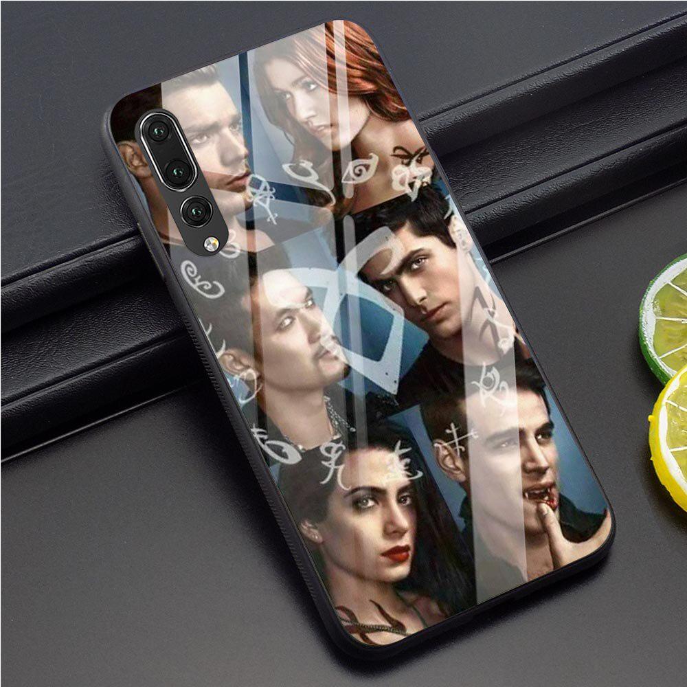 Shadowhunters Pattern Glass Phone Case for Huawei P Smart 2019 P10 LITE ...