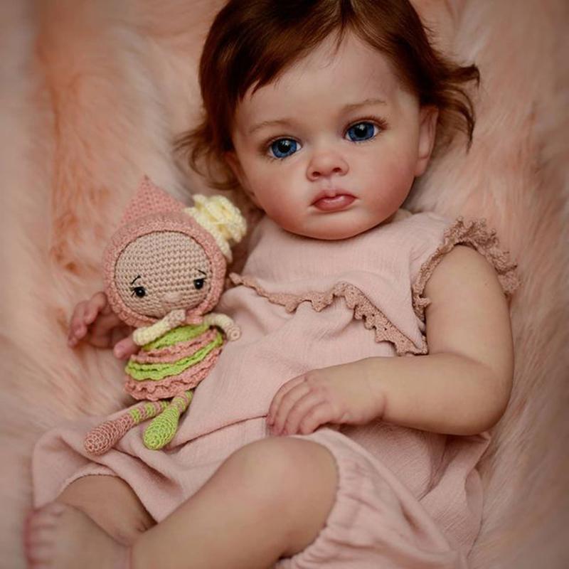 Buy NPK 60CM Finished Reborn Toddler Girl Doll Tutti Hand Paint Doll ...