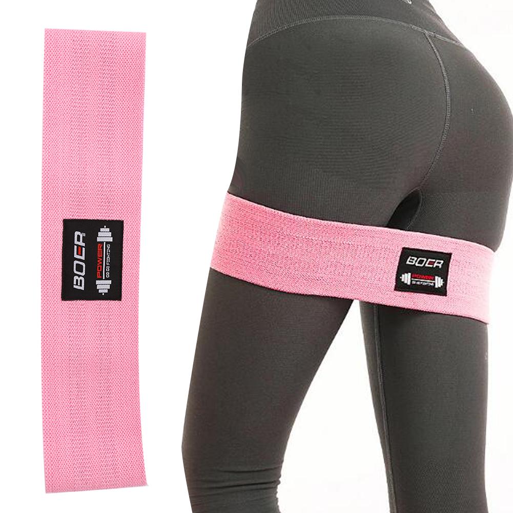 120Lbs Resistance Loop Exercise Bands Legs Butt Hip Yoga Fitness ...