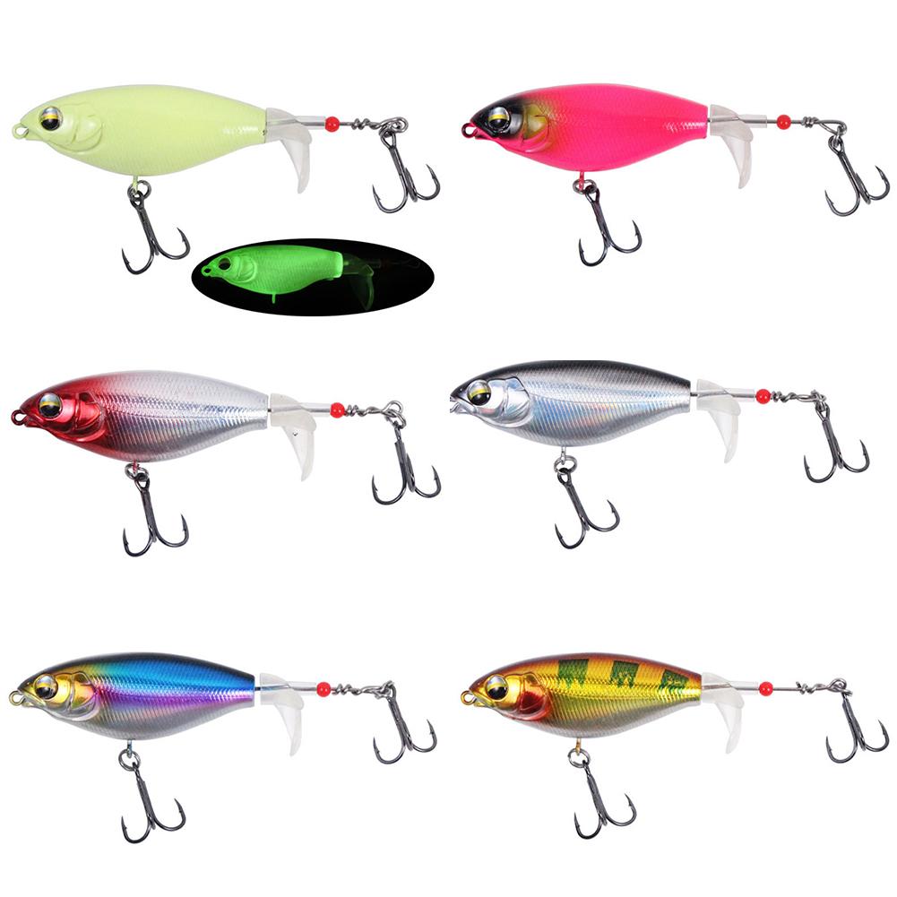 6.5cm 6g Artificial Hard Fishing Bait Topwater Plastic Spin Pencil ...