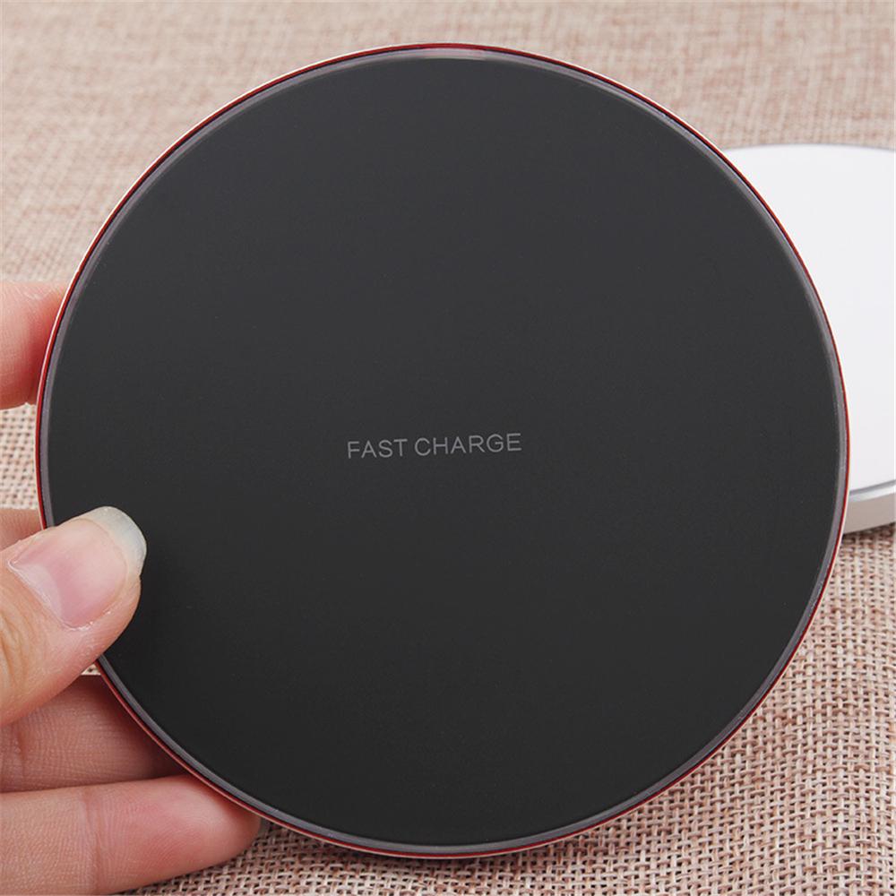 QI Wireless Fast Charger Charging Pad Mat Metal uygun fiyatlı satın ...