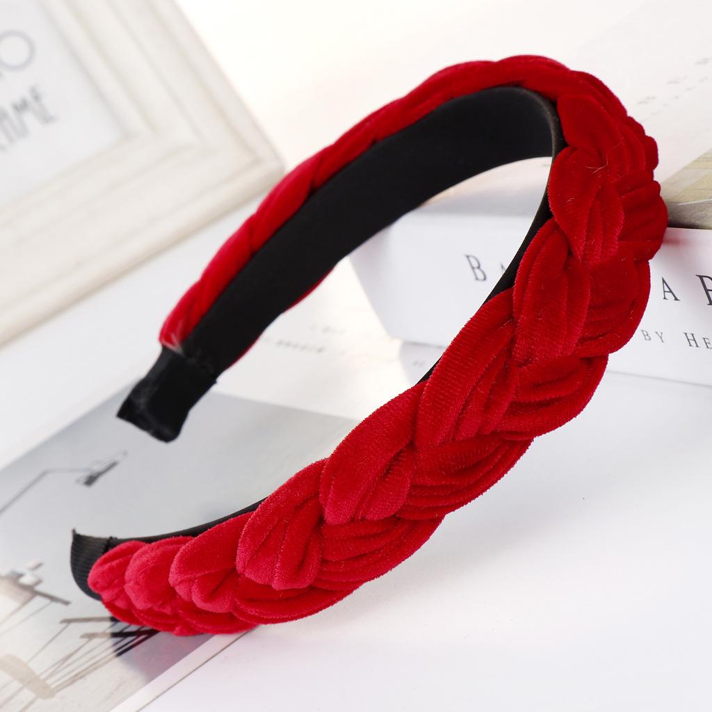 Buy Headband Headgear Ladies Solid Color Headband Classic Headband ...