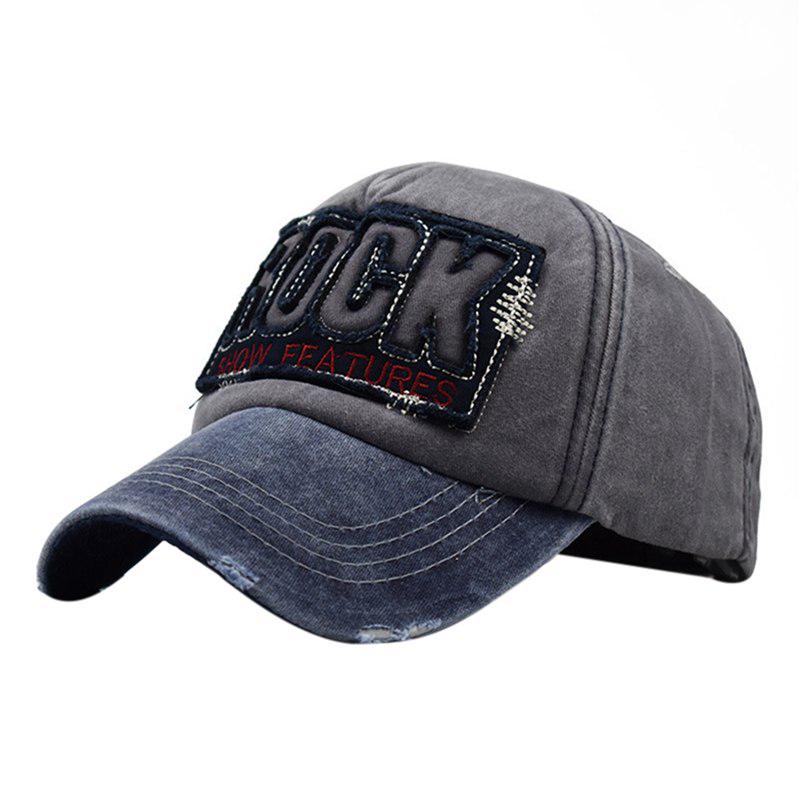 Buy Baseball Cap Retro Style Patchwork Washed Cotton Hip Hop Hat ...