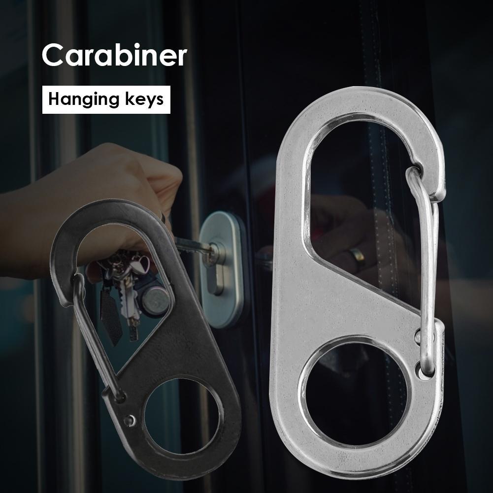 Buy 8 Shape Carabiner Key Chain Ring Outdoor Climb Hanger Buckle Snap ...