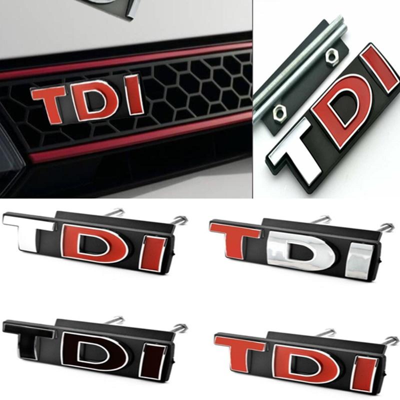 Cheap Car Styling TDI Logo Sticker Front Grille Emblem Badge Decal for ...