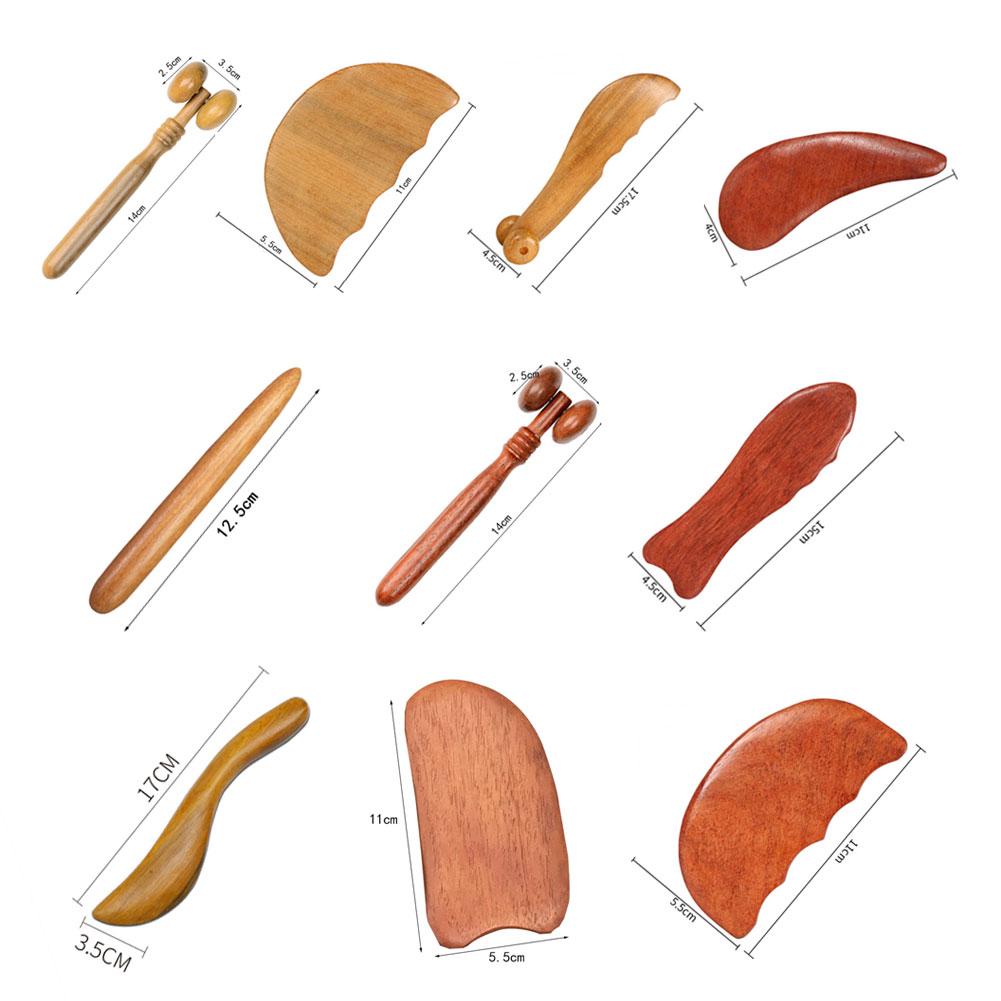 Buy Fragrant Wood Guasha Board Body Massage Tool Foot Reflexology ...