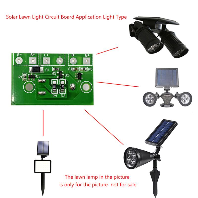 Solar Lamp Controller Module 3.7V 1A Lithium Battery Control Circuit ...
