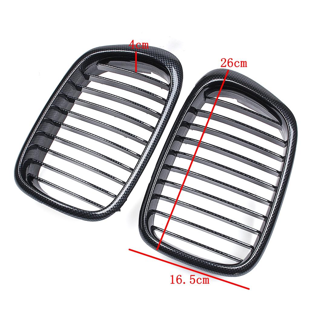 Buy Carbon Fiber Kidney Grill Grille For BMW E39 525 528 530 535 540 M5 ...