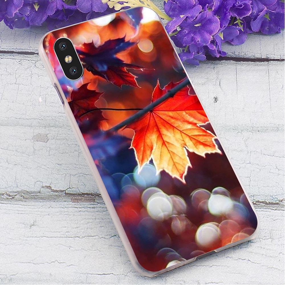 Autumn fall Phone Cover for iPhone 8 X Honor Samsung Galaxy Redmi ...