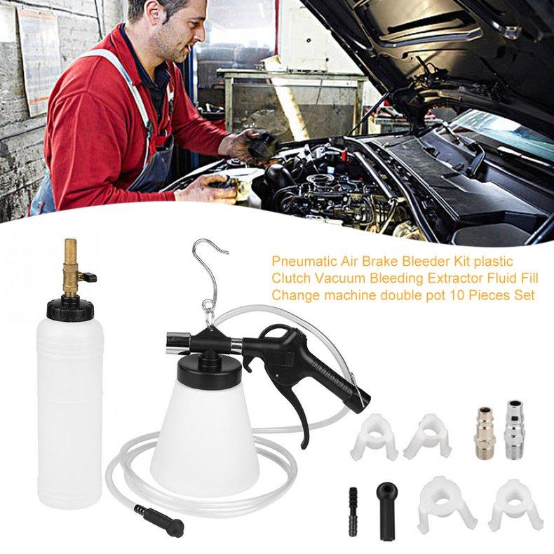Buy Pneumatic Air Brake Bleeder Kit Plastic Clutch Vacuum Bleeding ...