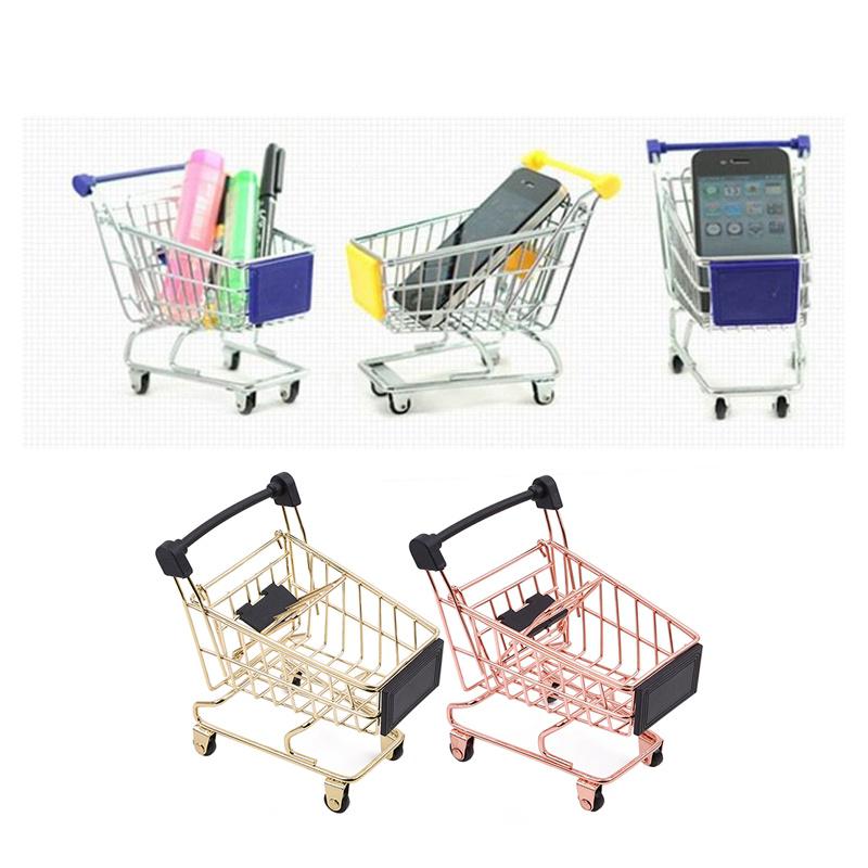 Buy Mini Handcart Trolley Shopping Iron Utility Supermarket Cart Mode ...