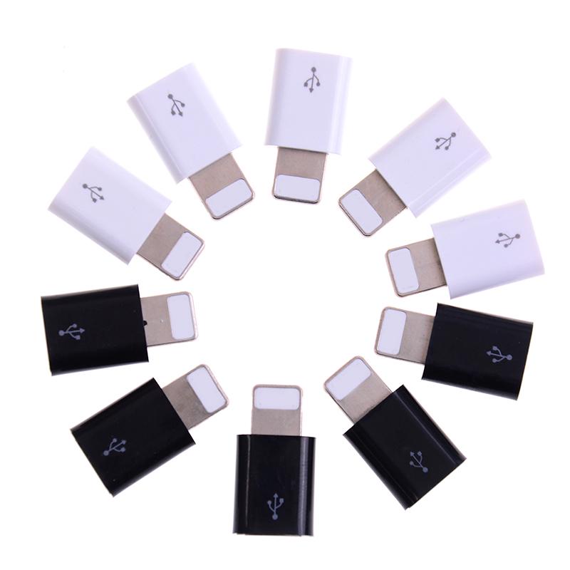 Buy 1/5/10Pcs Charging Adapter Cable Charge Data Micro Usb To Ios ...