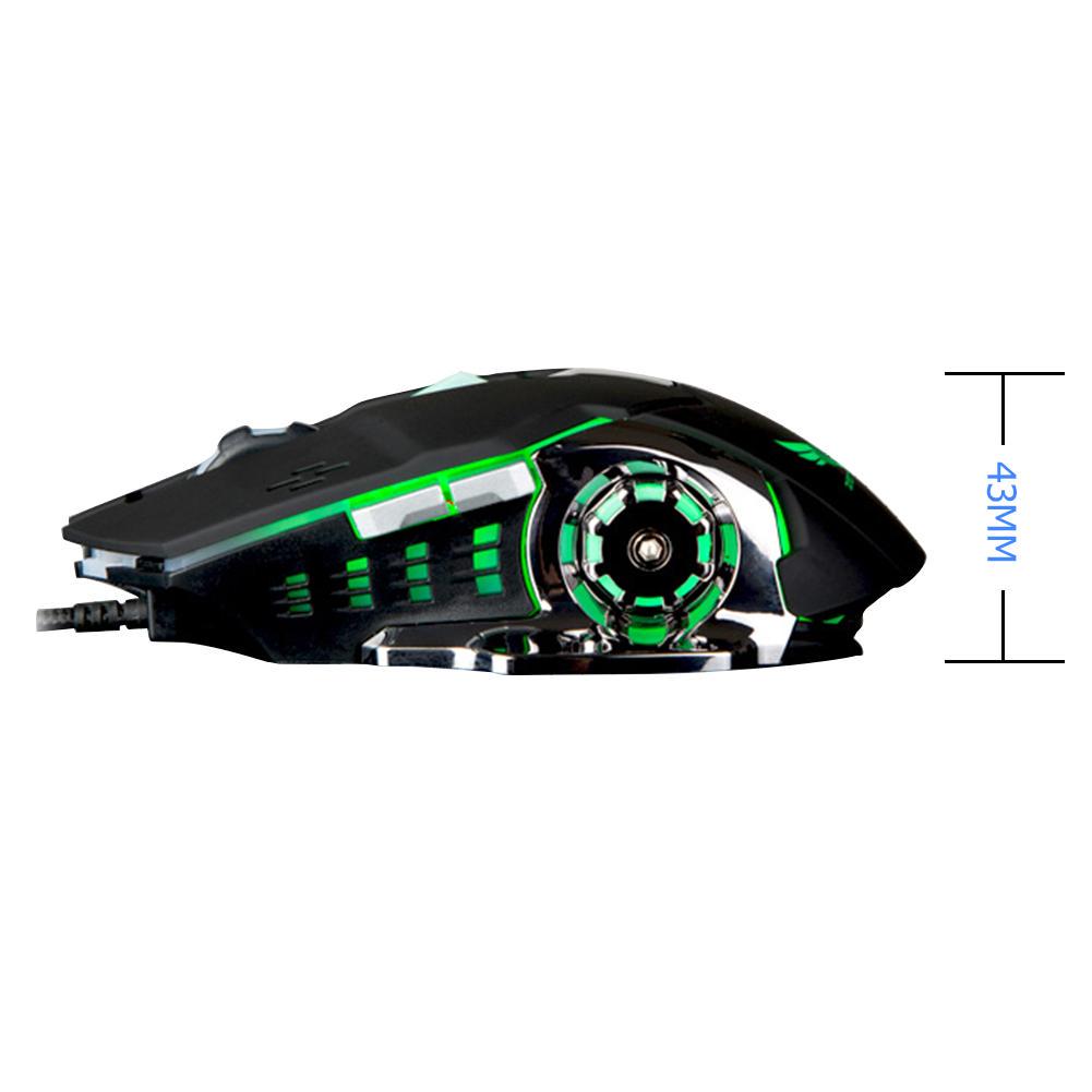 Buy ZERODATE G11 Wired 6 Buttons 3200DPI RGB Backlight Gaming Optical ...