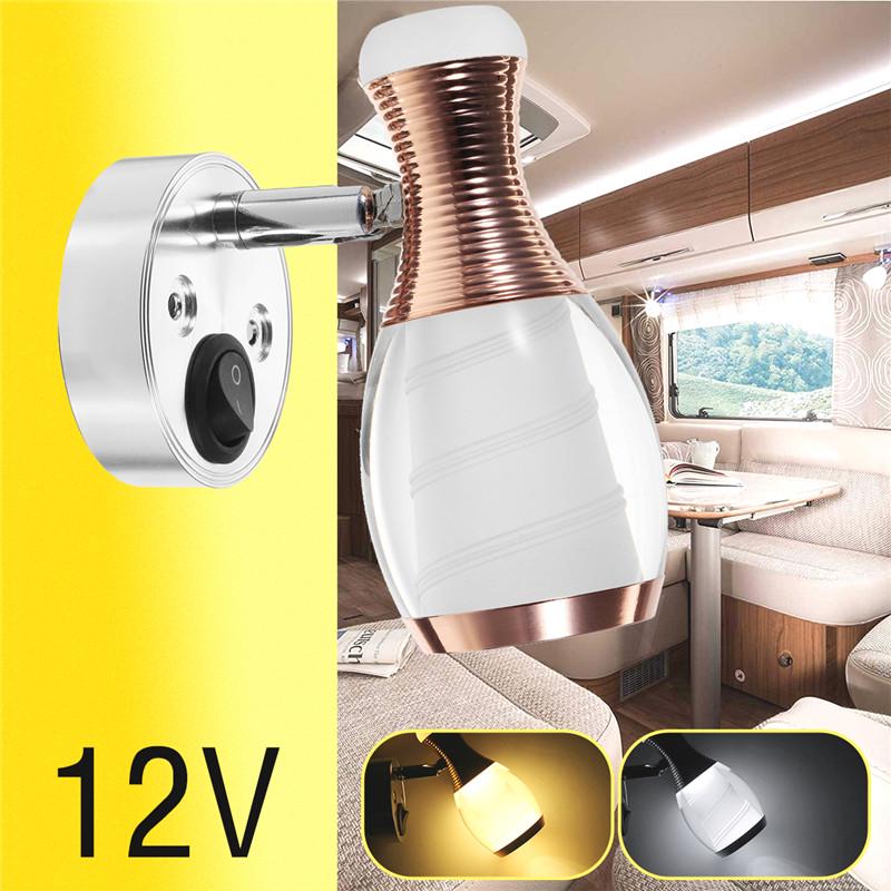 Buy 12V LED Reading Light RV Camper Trailer Boat Warm White Wall Mount ...