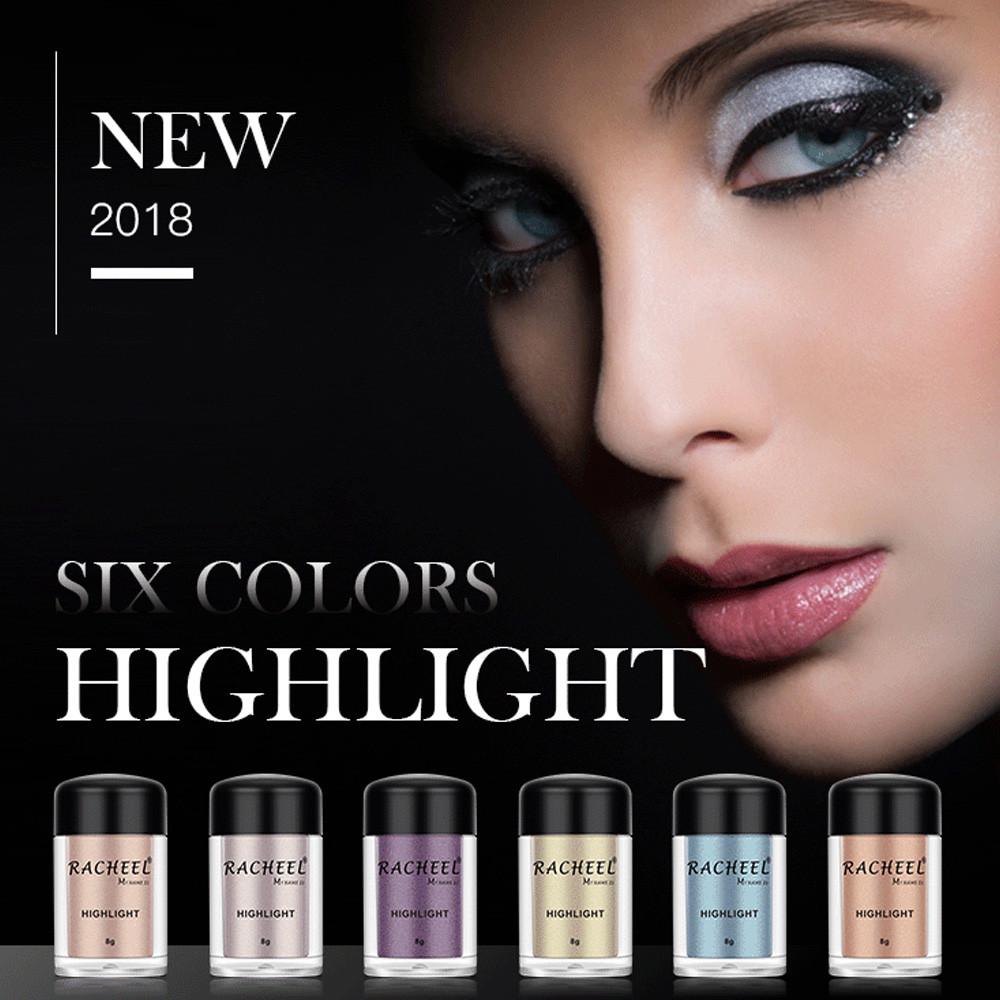 Buy Women Cosmetics Eye Shadow Color Makeup Glitter Eyeshadow Powder 6 ...
