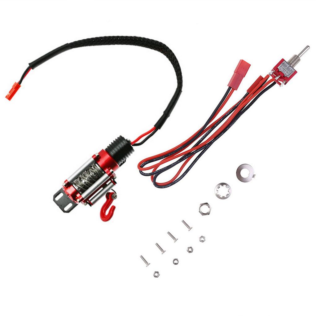 Buy 1 Set Automatic 1/10 RC Winch Metal Upgrades Parts Model ...