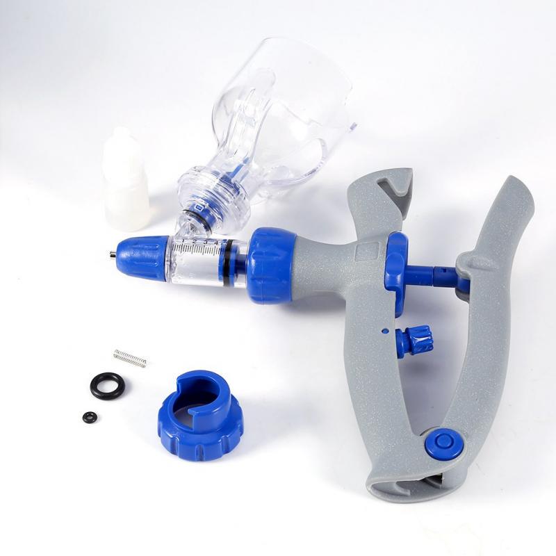 Buy 5ml Veterinary Injector Automatic Self Refill Syringe for Livestock ...