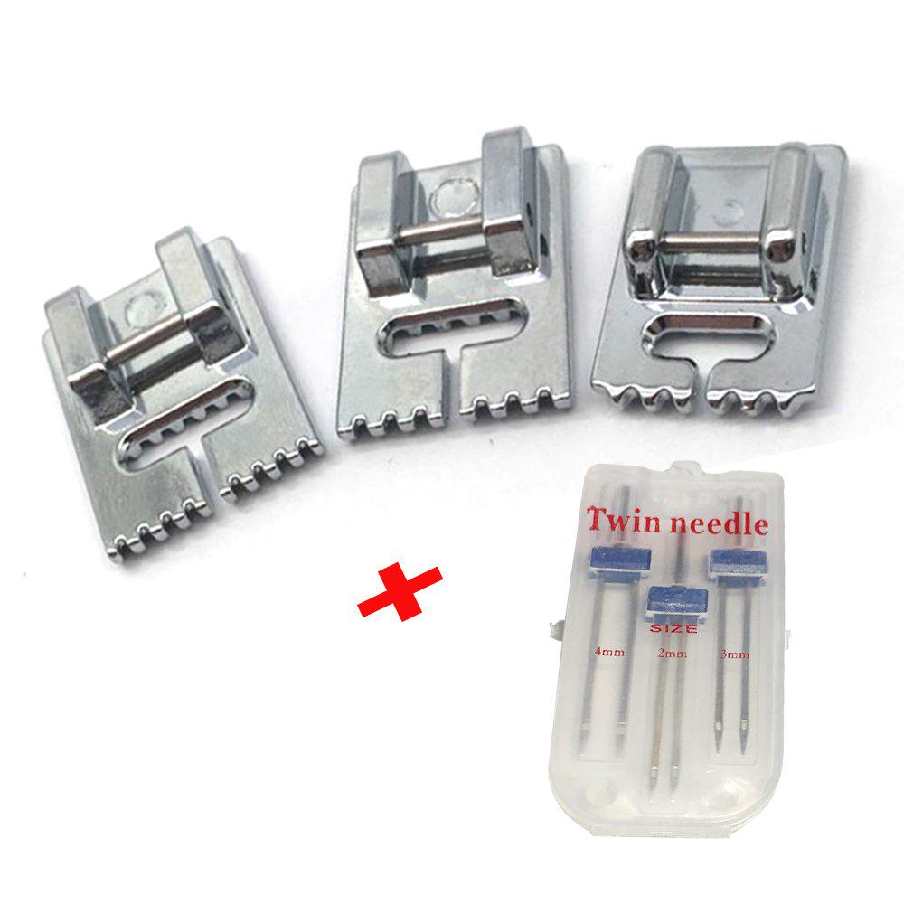 Buy 3 Pcs Double Twin Needles Pins (3 Size Mixed 2.0/90 3.0/90 4.0/90 ...