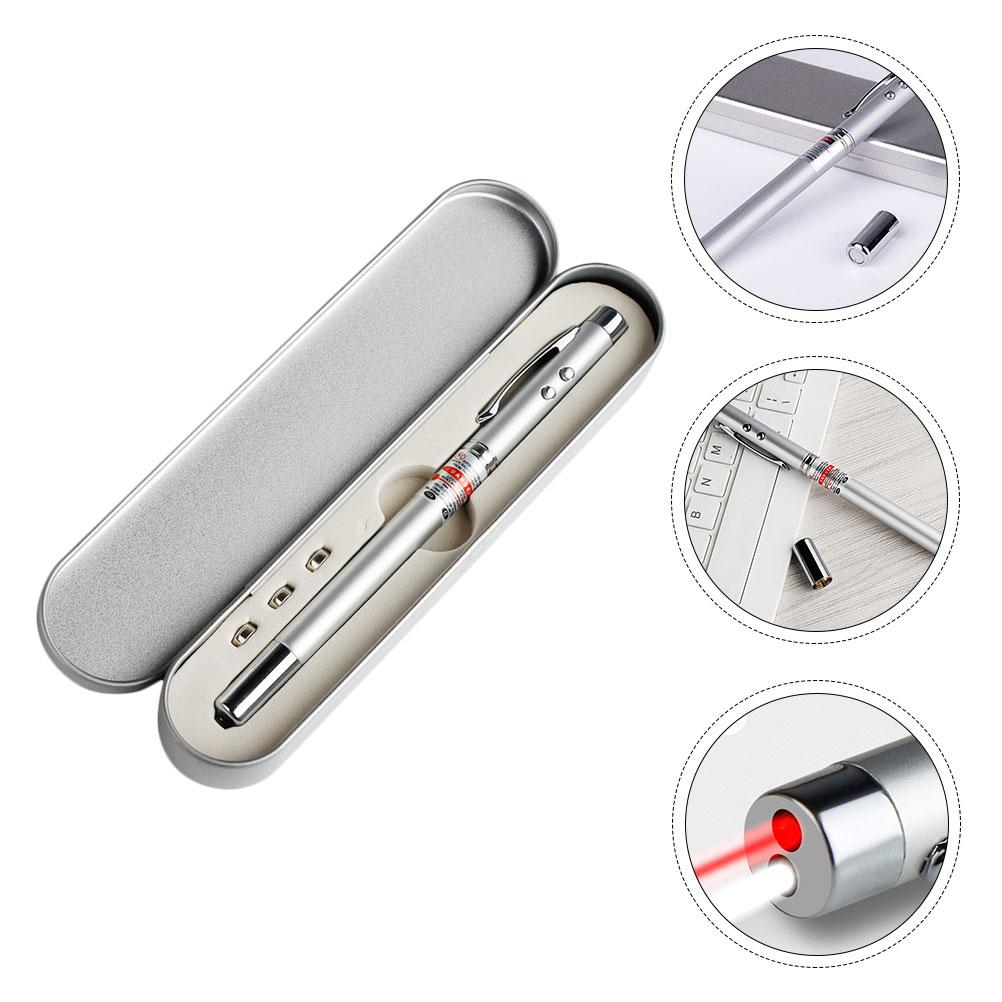1 Set Pointer 5 In 1 Telescopic Durable Pointer Lamp Ballpoint Pen for ...