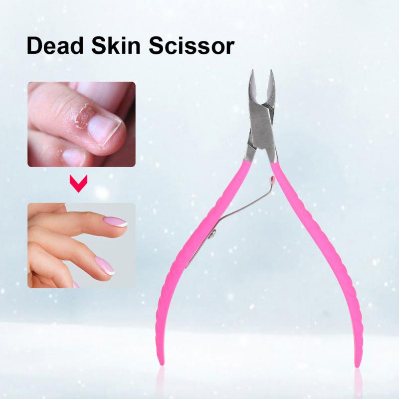 Buy Professional Stainless Steel Nail Cuticle Nipper Clipper Dead Skin ...