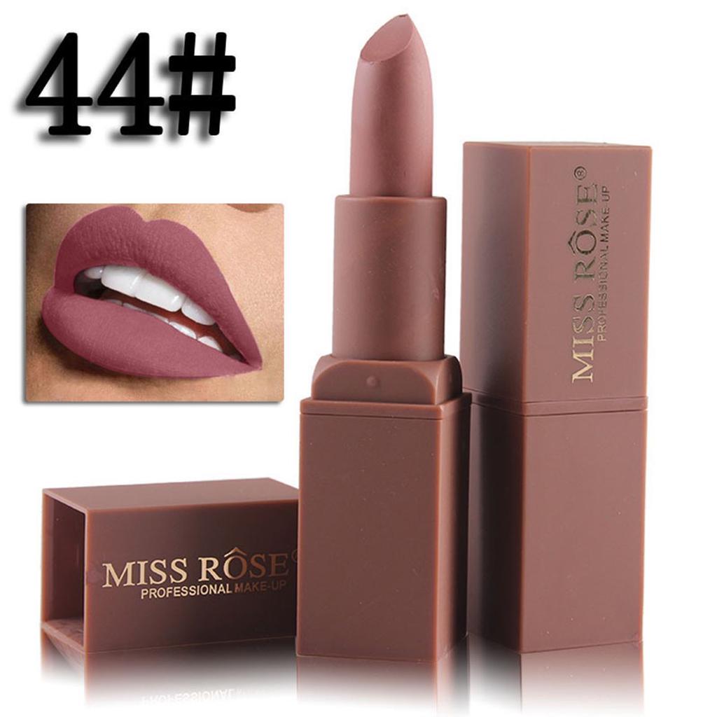 Buy GG MISS ROSE Lipstick Matte Square Tube Lipstick Vitamin E ...