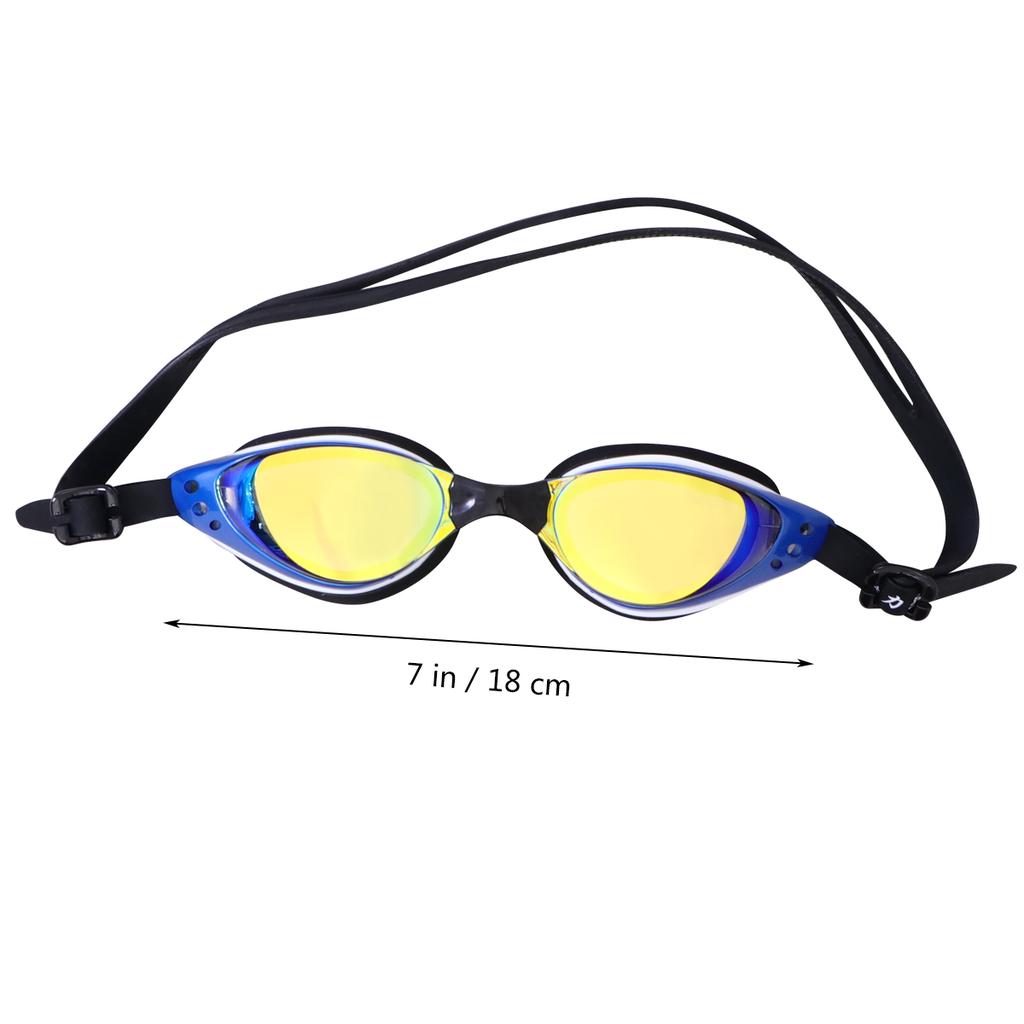 Buy 1 Pc Swimming Glasses Stylish Silicone Strap Swimming Equipment ...