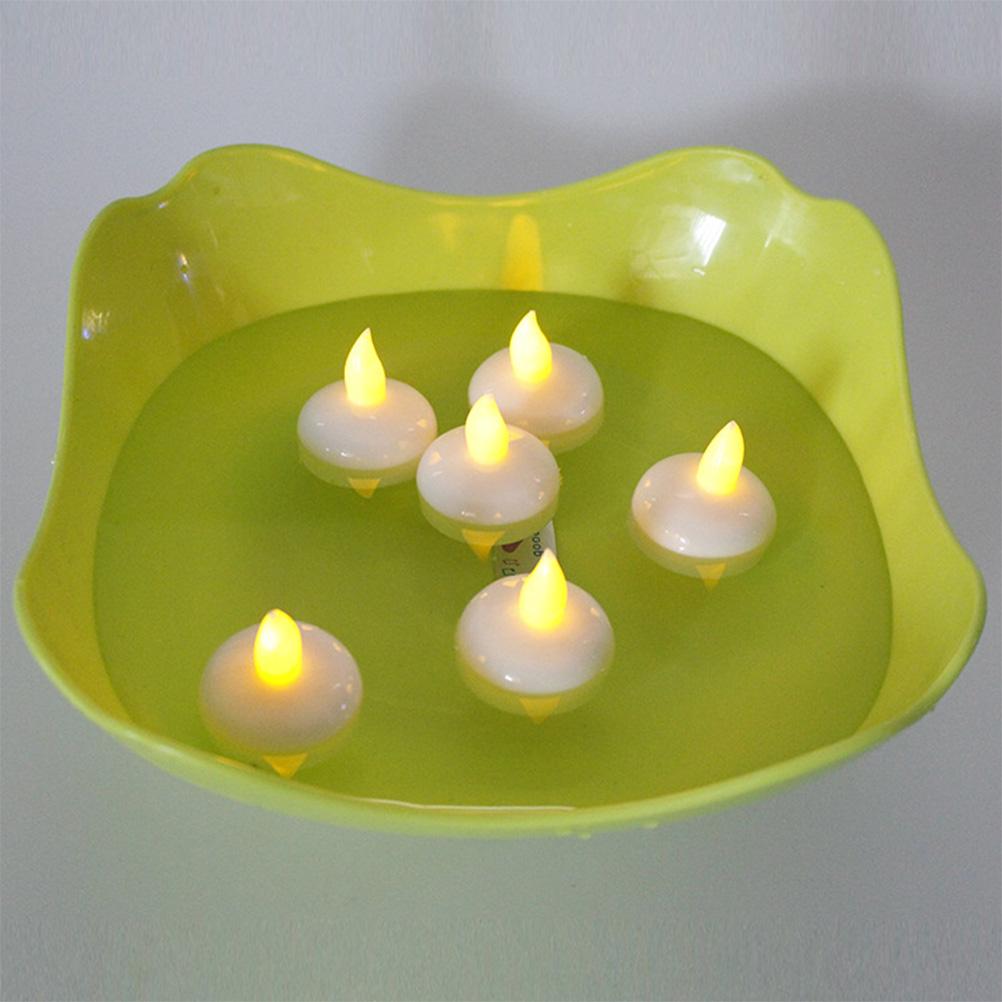Buy 12Pcs Water Candles Floating Waterproof Small Floating Candles LED ...