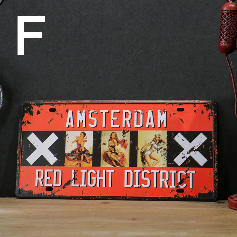 15Styles Art Painting Tin Sign Plate Wall Decor Iron Metal Poster ...