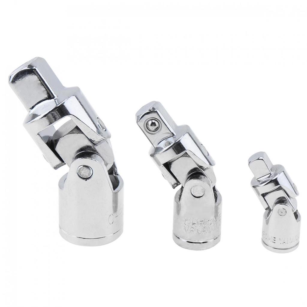 Buy 3pcs/set Universal Joint Socket Adaptor Bendy Knuckles Set 1/2in 1 ...