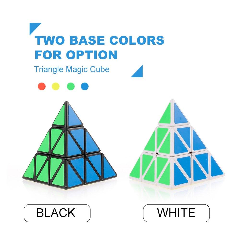 Cheap Pyraminx Speed Cube Triangle Magic Cube Pyramid Sticker Cube ...