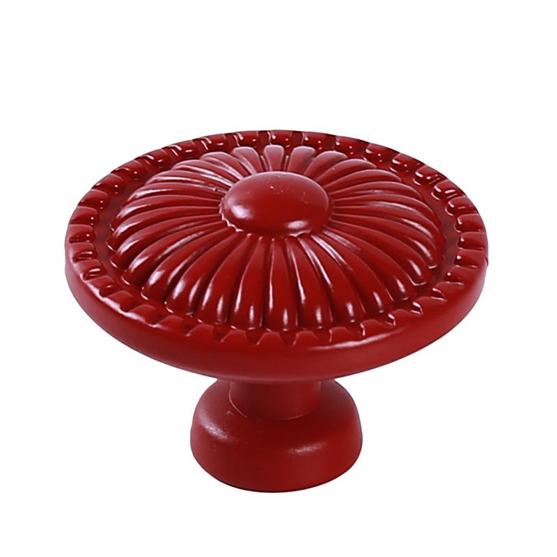 Buy Zinc Alloy Single Hole Round Handles Pull Knobs for Home Kitchen ...