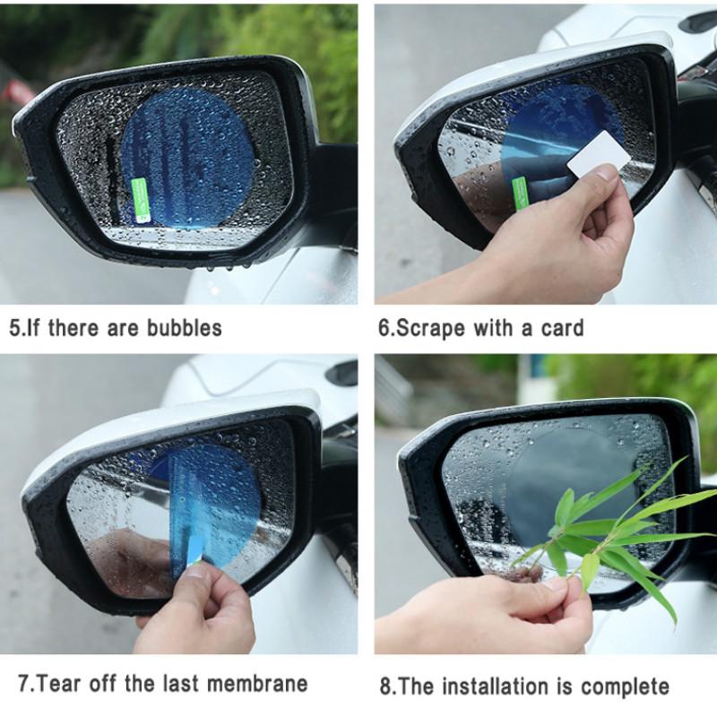 Buy Car Rearview Mirror Protective Film Anti-fog Film Anti-Glare ...