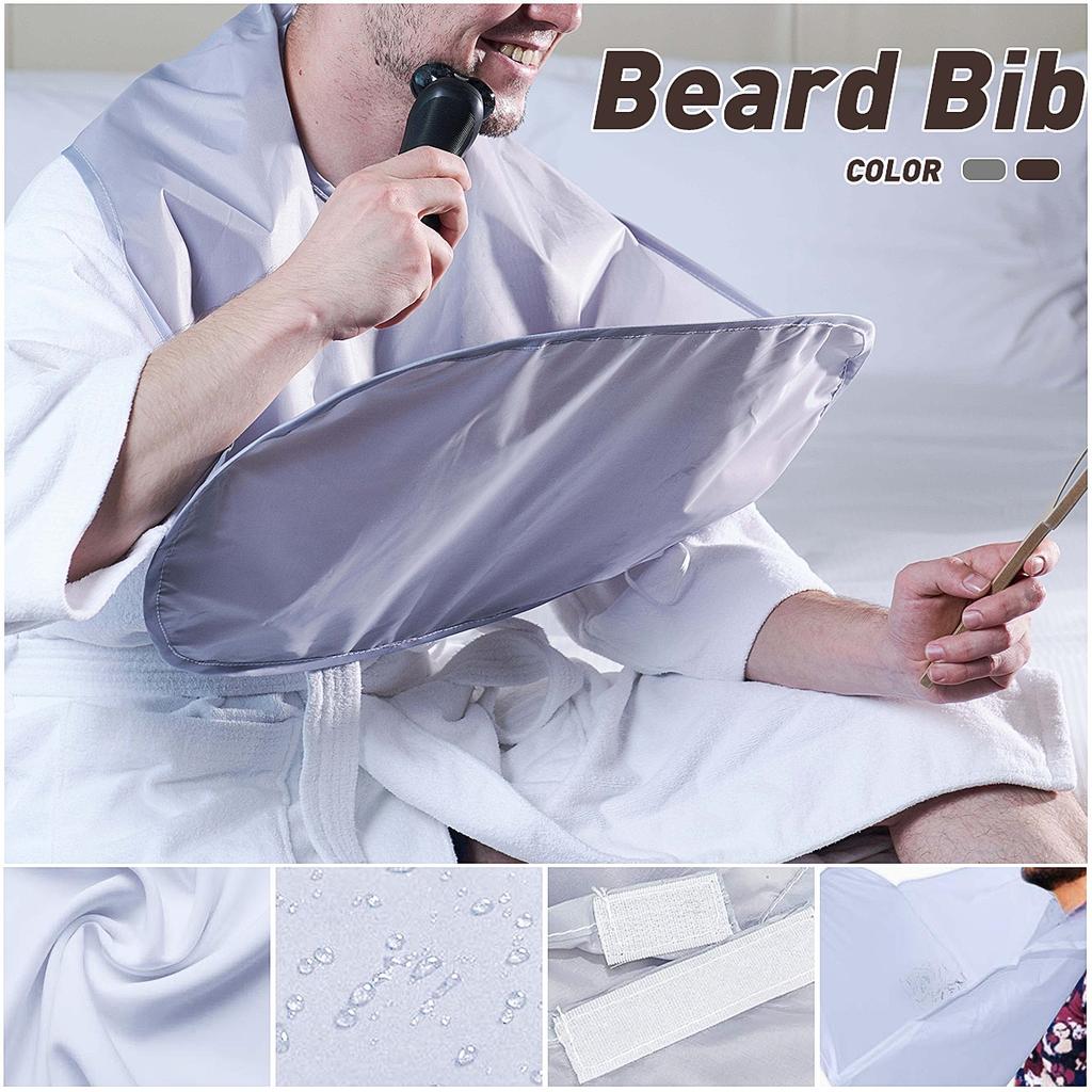 Buy Men Moustache Trimming Catcher Shaving Cloth Apron Bib Hair ...