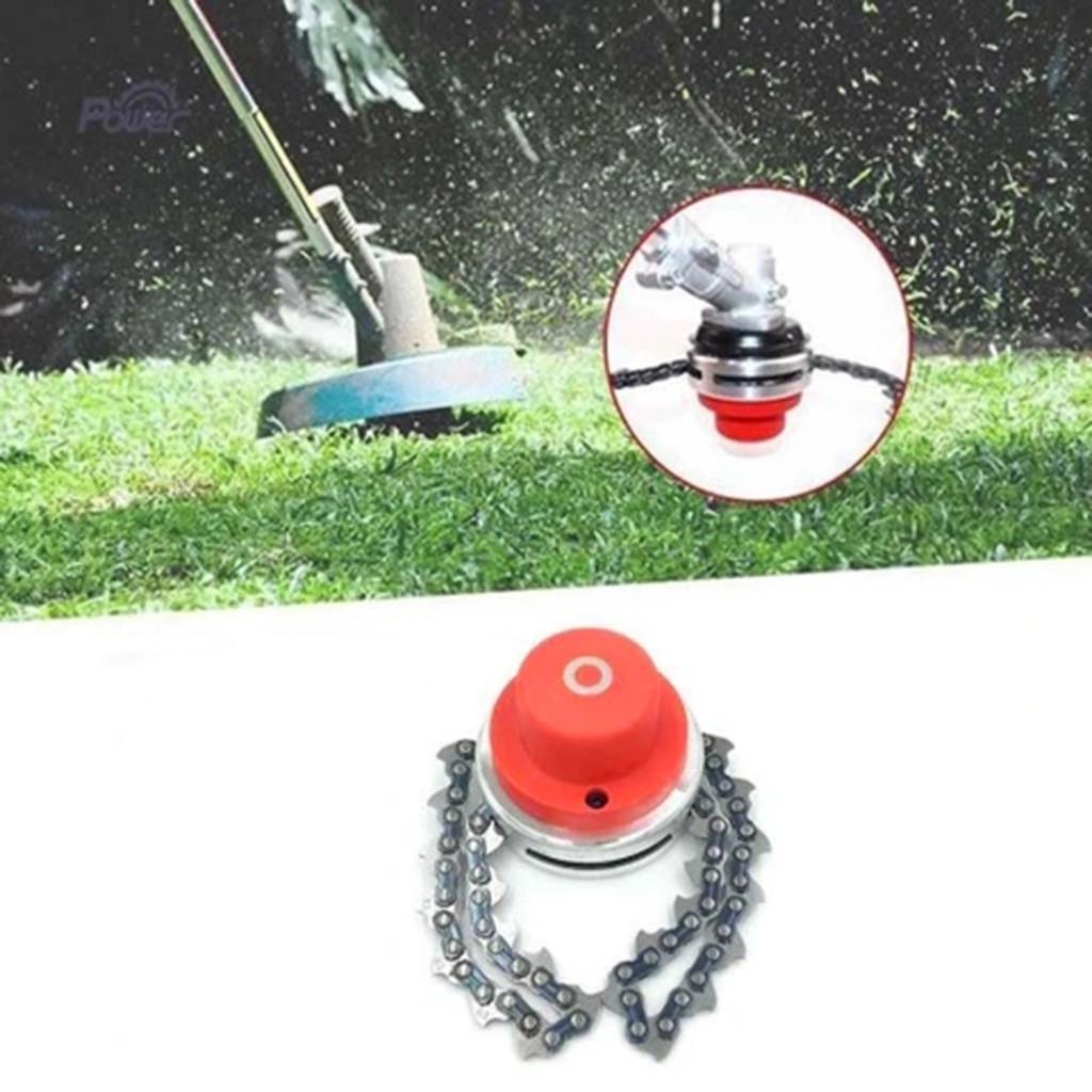 Buy Chain High Powered Lawn Prune Tool Head Coil Chain Brush Cutter For ...