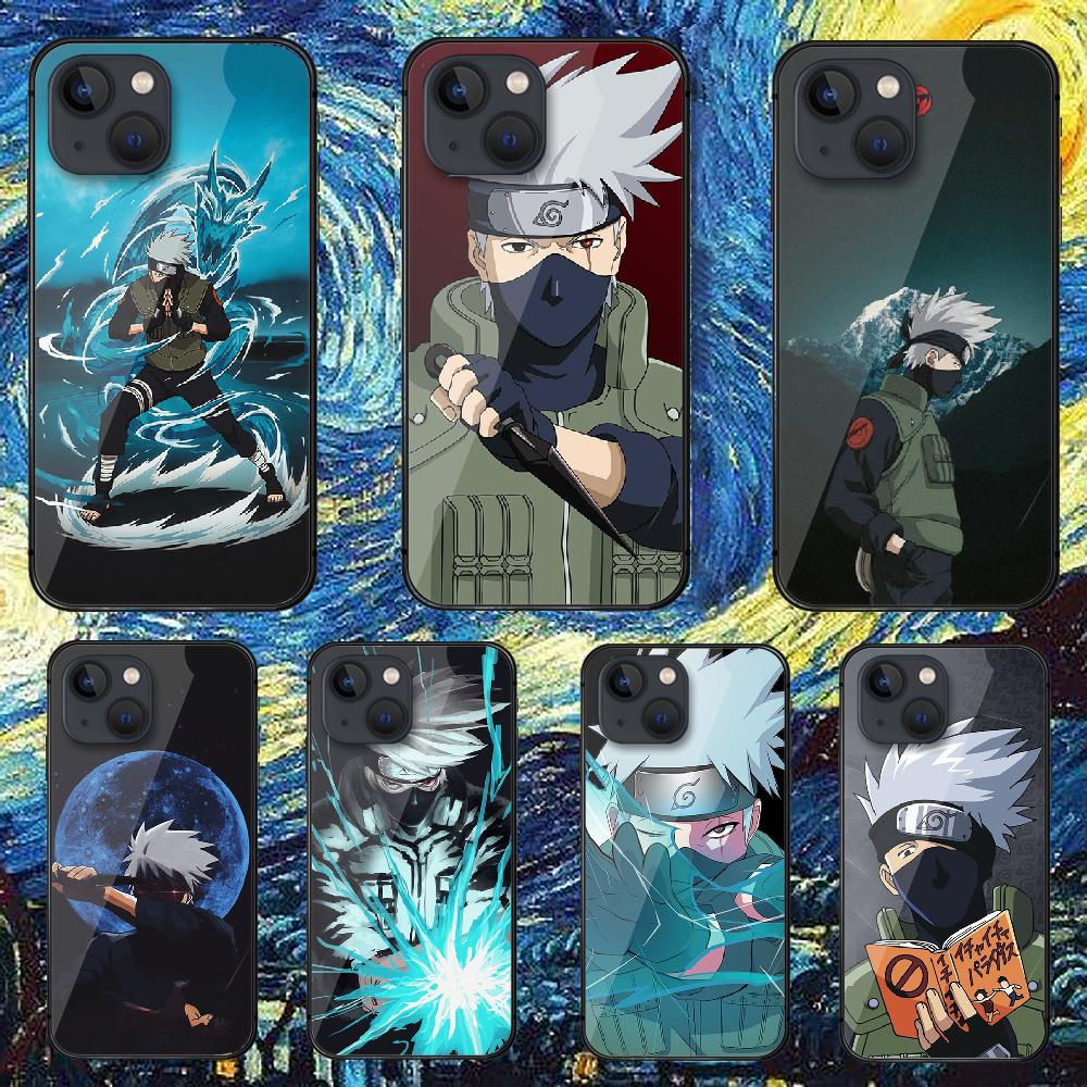 Buy Hatake-Kakashies-Anime Tempered Glass Phone Case For Iphone Samsung ...