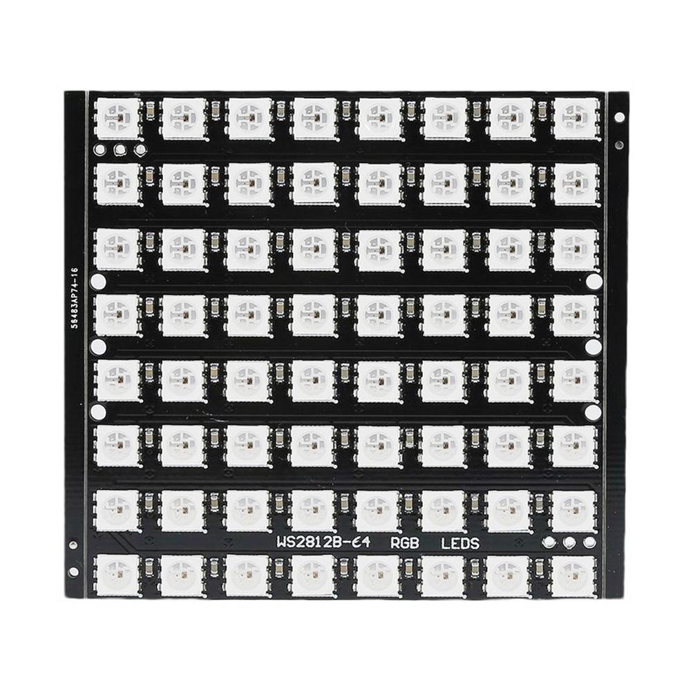 8X8 64 Led Matrix Ws2812 Led 5050 Rgb Full-Color Driver Board For ...