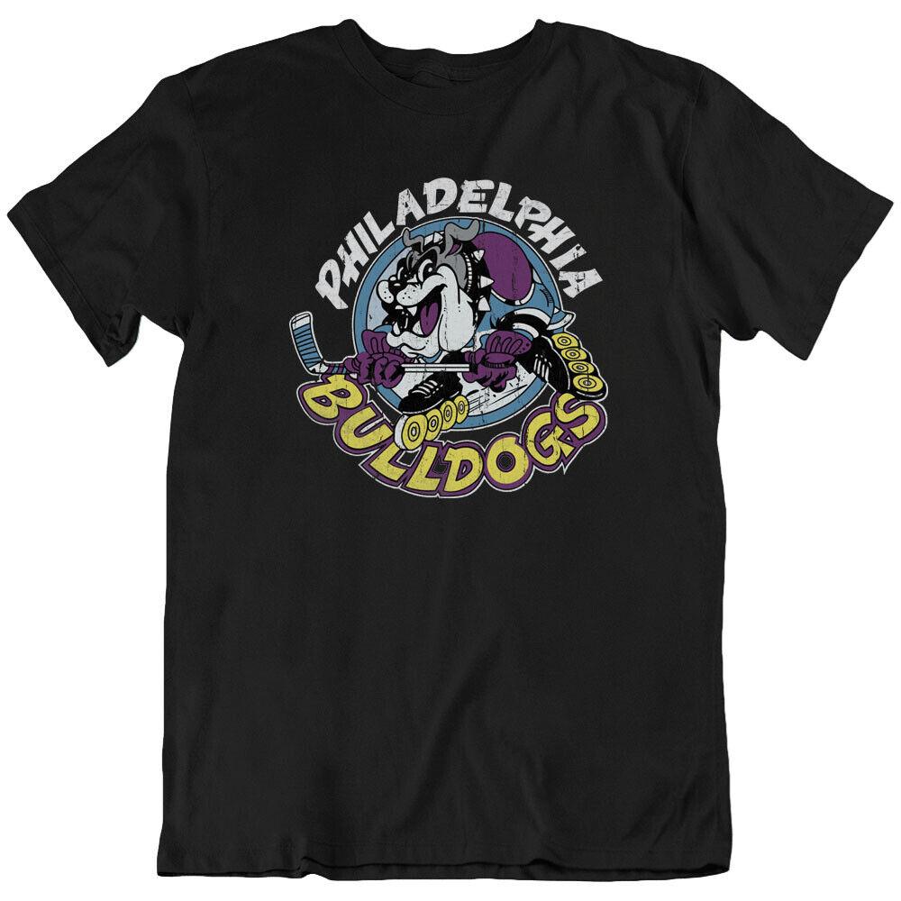 Buy Philadelphia Bulldogs Tee Hockey Retro League Sport Fan Men'S Print ...