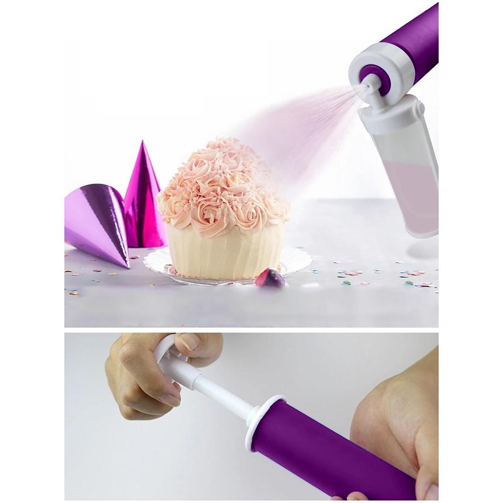 Manual Spray Guns Cake Coloring Duster Baking Cake Spray Tube Baking ...