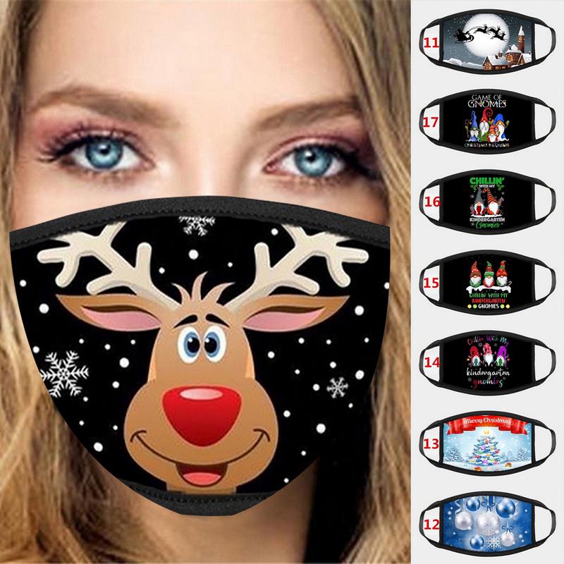 Buy Christmas Mask Christmas Printed Dust-proof Ear Mask at affordable ...