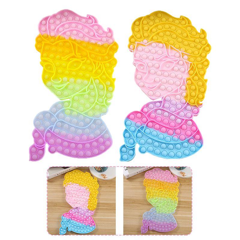 Buy Princess Fidget Toys It Push Popits Squishy Sensory Stress Relief ...