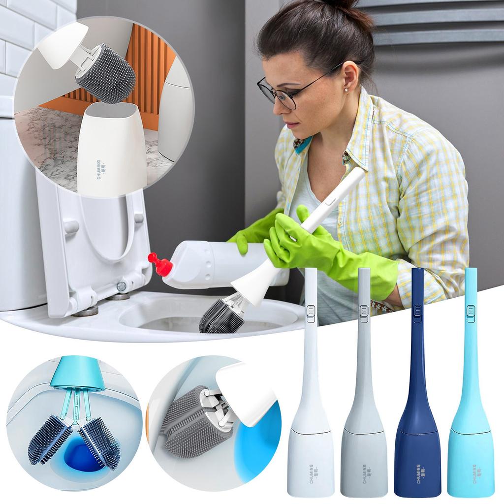 Household Toilet Brush No Dead Corner Toilet Wash Toilet Wall-mounted ...