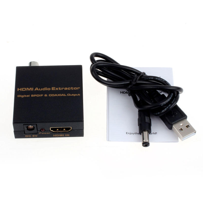 Buy HDMI To Digital Optical Spdif Coaxial Audio Extractor Converter ...