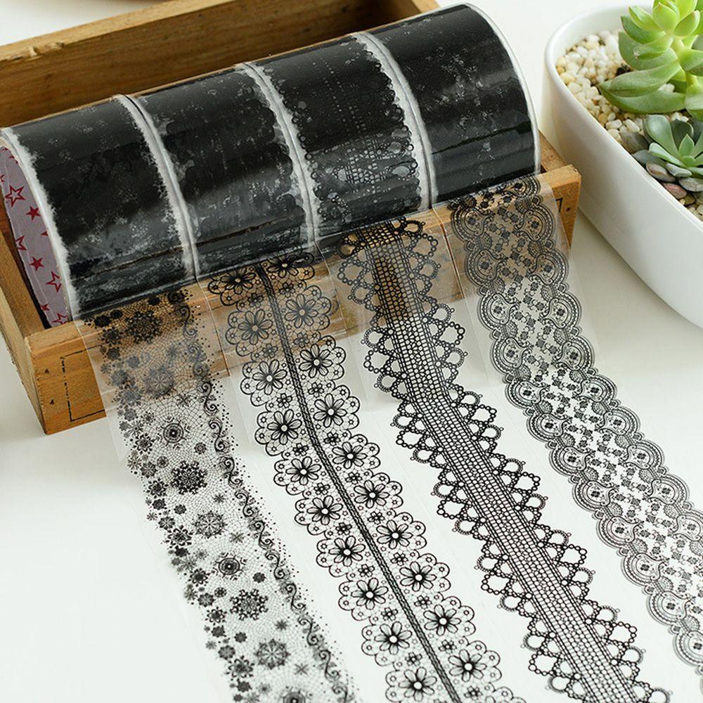 Gift Lace DIY Scrapbook Adhesive Packing Carton Sealing Decor Tape ...