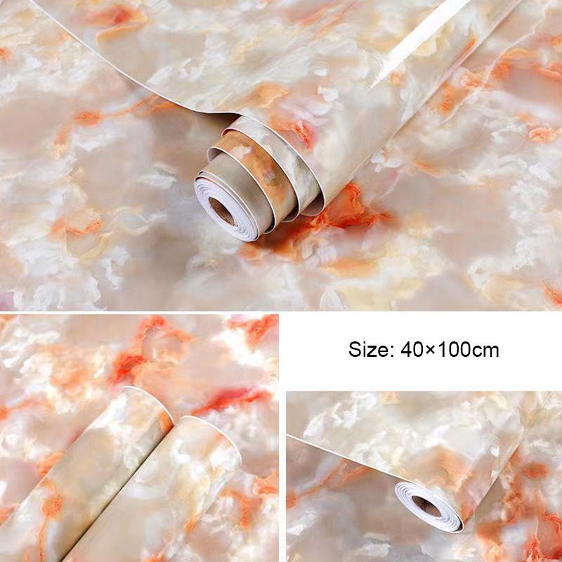 Cheap Self Adhesive Oil Resistant Wallpaper Marble Pattern Wallpaper ...
