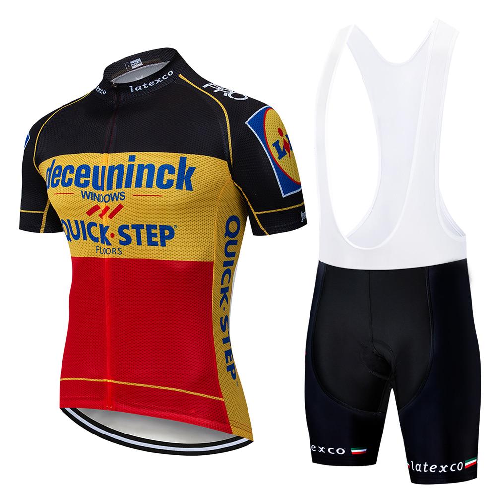 2019 Green Quickstep Fahrradbekleidung Fahrradtrikot Quick Dry ...